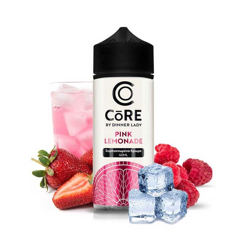 Dinner Lady Core Pink Lemonade 40ml/120ml (Λεμονάδα, Μούρα, Φράουλα ...